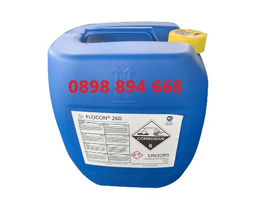 Hóa chất chống cáu cặn màng RO-Flocon 260 của ý