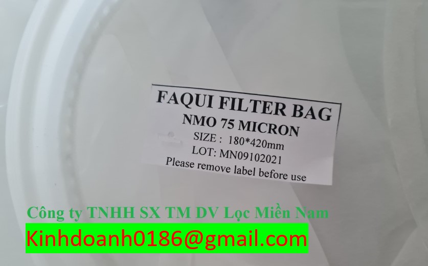 Túi lọc NMO size 1 cấp lọc 75 micron đa dạng kích thước